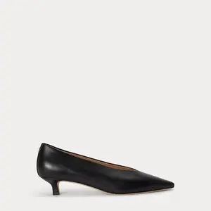 Ralph Lauren Francesca Nappa Leather Pump