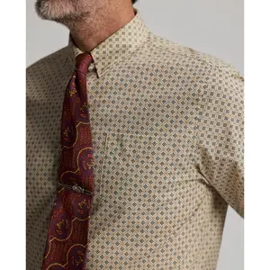 Ralph Lauren Slim Fit Geometric-print Shirt
