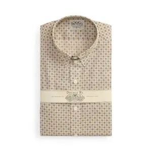 Ralph Lauren Slim Fit Geometric-print Shirt