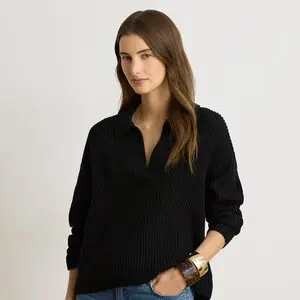 Ralph Lauren Wool-blend Polo Sweater - Black