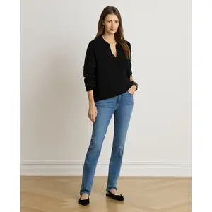 Ralph Lauren Wool-blend Polo Sweater - Black