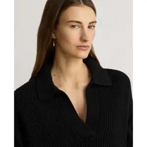 Ralph Lauren Wool-blend Polo Sweater - Black