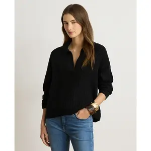 Ralph Lauren Wool-blend Polo Sweater - Black