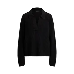 Ralph Lauren Wool-blend Polo Sweater - Black
