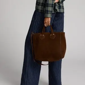 Ralph Lauren Roughout Suede Tote