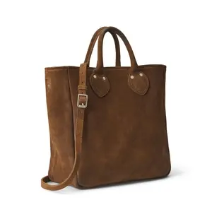 Ralph Lauren Roughout Suede Tote
