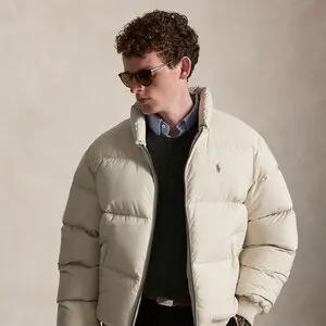 Ralph Lauren The Wyoming Ripstop Down Jacket - Khaki Stone