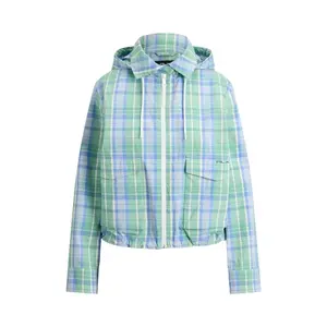 Ralph Lauren Plaid Cotton-blend Rain Jacket