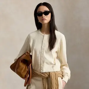 Ralph Lauren Double-knit Jacquard Cardigan