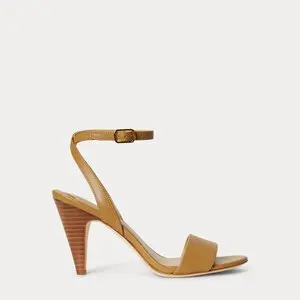 Ralph Lauren Gracy Nappa Leather Sandal