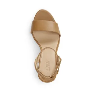 Ralph Lauren Gracy Nappa Leather Sandal