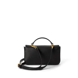 Ralph Lauren Leather Marcy Crossbody Wallet - Black