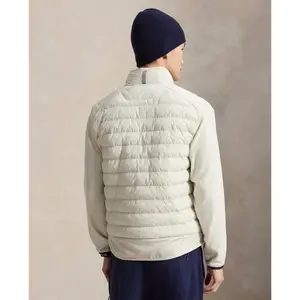 Ralph Lauren Quilted Full-zip Vest - Stone Pebble