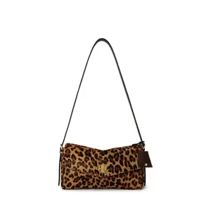 Ralph Lauren Leopard-print Medium Farrah Shoulder Bag
