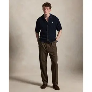 Ralph Lauren Relaxed Fit Cable-knit Cotton Sweater - Hunter Navy