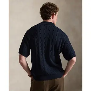 Ralph Lauren Relaxed Fit Cable-knit Cotton Sweater - Hunter Navy