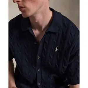 Ralph Lauren Relaxed Fit Cable-knit Cotton Sweater - Hunter Navy