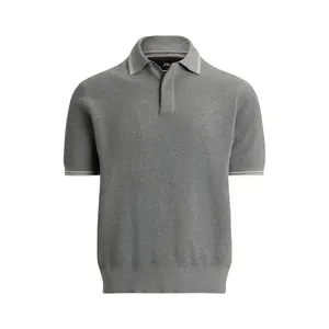 Ralph Lauren Waffle-knit Cotton Polo Sweater - Spring Heather
