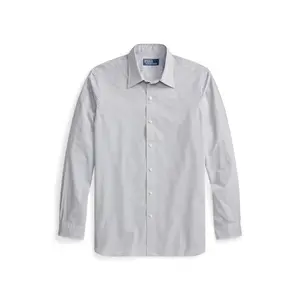 Ralph Lauren Classic Fit Checked Poplin Shirt - White Blue Multi