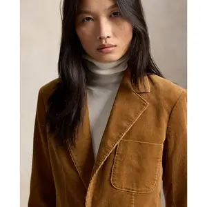 Ralph Lauren Single-breasted Corduroy Blazer