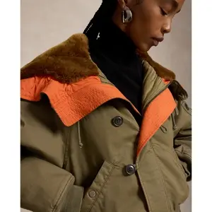 Ralph Lauren Shearling-hood Flight Jacket