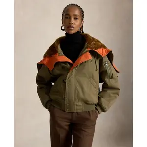 Ralph Lauren Shearling-hood Flight Jacket