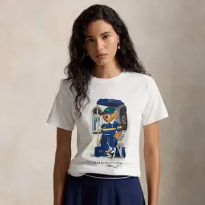 Ralph Lauren Us Open Polo Bear Cotton Jersey Tee