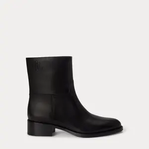 Ralph Lauren Kyle Calfskin Bootie Black