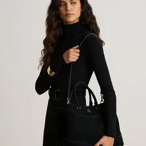 Ralph Lauren Ralph Lauren Large Marcy Satchel Black