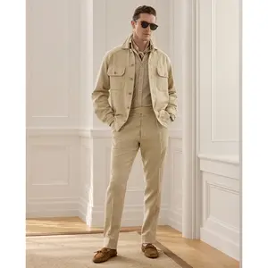 Ralph Lauren Hand-tailored Cotton-linen Trouser