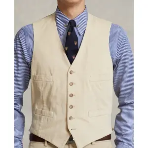 Ralph Lauren Garment-dyed Stretch Chino Vest