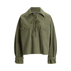 Ralph Lauren Lace-up Cotton Shirt