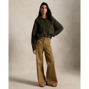 Ralph Lauren Wool-cotton Half-placket Sweater