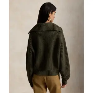 Ralph Lauren Wool-cotton Half-placket Sweater