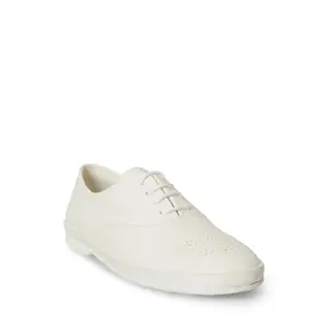 Ralph Lauren Perforated Leather Low-top Sneaker