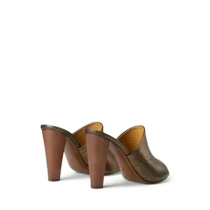 Ralph Lauren Adela 95 Mm Calfskin Mule