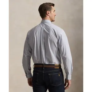 Ralph Lauren Checked Stretch Poplin Shirt - White Blue Multi