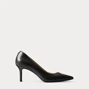 Ralph Lauren Lanette Leather Pump - Black