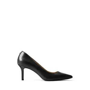 Ralph Lauren Lanette Leather Pump - Black