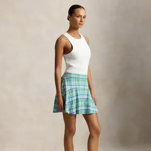 Ralph Lauren Plaid Paneled Skort