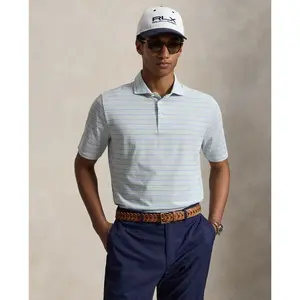 Ralph Lauren Classic Fit Performance Polo Shirt - Light Green Multi