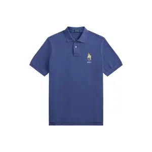 Ralph Lauren Classic Fit Polo Bear Mesh Polo Shirt - Light Navy
