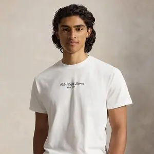 Ralph Lauren Classic Fit Logo Jersey T-shirt - White