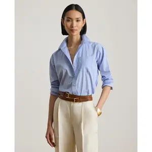 Ralph Lauren Striped Cotton Broadcloth Shirt