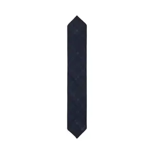 Ralph Lauren Tonal Plaid Silk Crepe Neckerchief