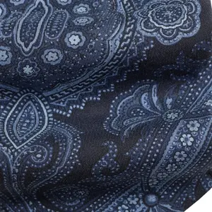 Ralph Lauren Paisley Silk Twill Neck Tie - Navy