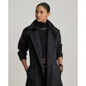 Ralph Lauren Double-breasted Linen-blend Trench Coat