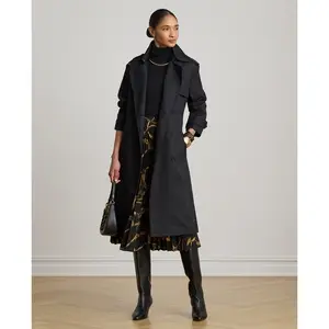 Ralph Lauren Double-breasted Linen-blend Trench Coat