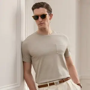 Ralph Lauren Garment-dyed Jersey Pocket T-shirt - Pearl Grey