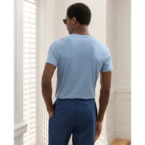 Ralph Lauren Garment-dyed Jersey Pocket T-shirt - Windward Blue
